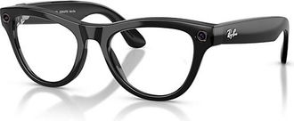 Ray-Ban Meta Schwarz rahmen Violett glas AI Glasses