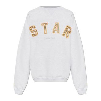 Golden Goose unisex, Sweatshirts et sweats &agrave; capuche, Gris, Taille: M Star SweaT-shirt