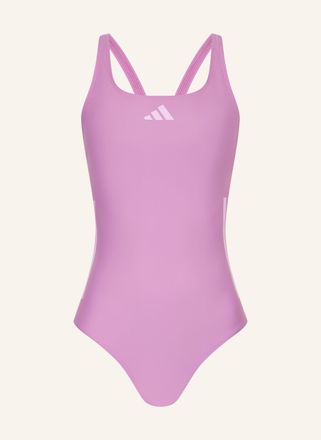 adidas Badeanzug 3-Streifen lila