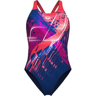 Arena Damen Schwimmanzug WOMENS FUNNY SPOT SWIMSUIT V BACK LB