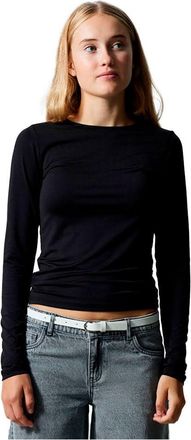 LMTD Limited Damen Nlfdinci Ls Short S Top Noos, Black, 170-176