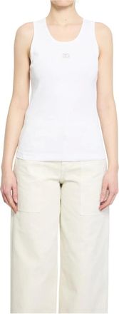 Dolce & Gabbana Femme, Tops, Blanc, Taille: 40 FR D&eacute;bardeur c&ocirc;tel&eacute;