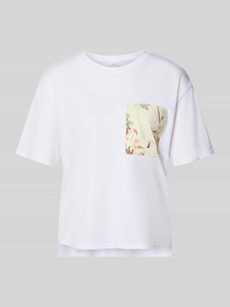 Fynch-Hatton T-Shirt mit Rundhalsausschnitt und Brusttasche