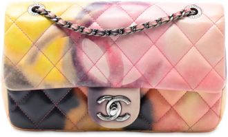 Chanel Hobo Bags - Small Lambskin Flower Power Single Flap - Gr. unisize - in Gold - f&uuml;r Damen