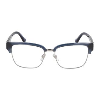 Versace Quadratische Rahmen Acetat und Metall Brille - - Accessories - unisex - Blau - 55 MM