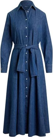 Ralph Lauren Femme, Robes, Bleu, Taille: 38 FR Robe Chemise