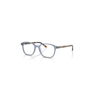 Ray-Ban Leonard Optics Blau & Havana Gelb Fassung Klar Glas Polarisiert 49-17