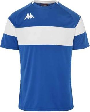 Kappa T-Shirt Dareto pour Homme, Bleu/Blanc, M