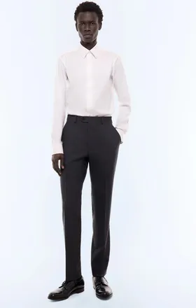 Fursac Pantalon de costume en laine fresco - Taille 36 - Homme