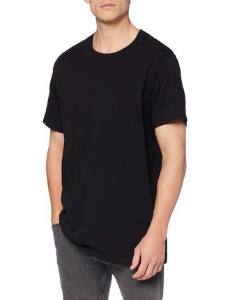 Calvin Klein Herren T-Shirts Kurzarm Rundhalsausschnitt, Schwarz (Black), S