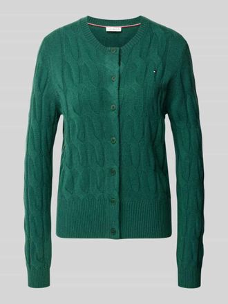 Tommy Hilfiger Strickjacke aus Wolle mit Logo-Detail