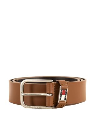 Tommy Jeans Herren TJM Scanton 4.0 Am0Am13361 Fester Gürtel, Brown (Cognac), 90