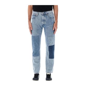 Levi's Homme, Jeans, Bleu, Taille: W34 502 Patchwork Straight Leg Jeans