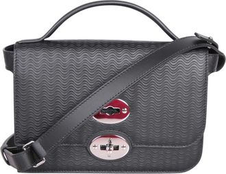 Zanellato Femme, Sacs, Noir, Taille: ONE Size Sac bandouli&egrave;re Postina