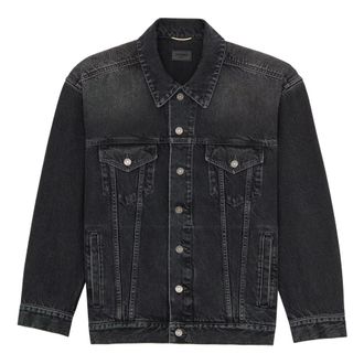 Saint Laurent Denim Jackets - - Jackets - Damen - Schwarzk - S