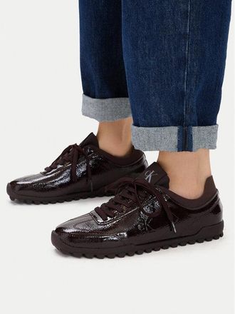 Calvin Klein Sneakers Low Profile Run Mg Pol Mix Mat HW0HW03284 Dunkelrot