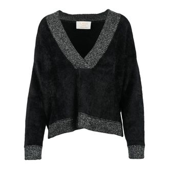 Kaos V-Ausschnitt Pullover - - Knitwear - Damen - Schwarzk - M