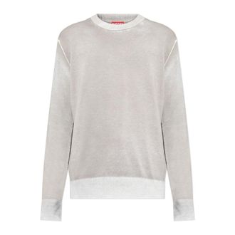 Diesel Pullover K-Larence-B - - Knitwear - Herren - Grau - L
