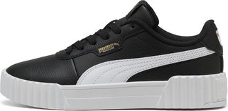 Puma M&auml;dchen Carina 3.0 Sneakers 38.5, Black White Gold