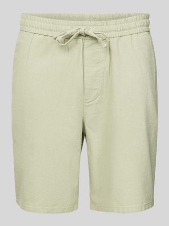 Only & Sons Regular Fit Shorts aus Baumwoll-Leinen-Mix Modell LINUS
