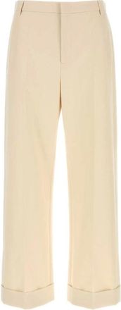 Valentino Garavani Homme, Pantalons, Beige, Taille: L Cropped Pantalons