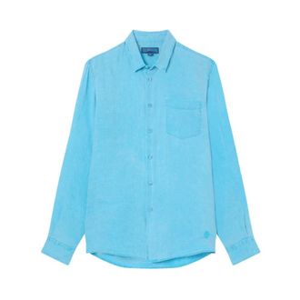 Vilebrequin Caroubis Leinenhemd - - Shirts - Herren - Blau - XL