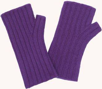 Kujten Mitaines cachemire côtes plates - Mitaines Nok