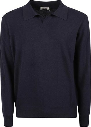 Altea Pull col polo coupe regular - Homme - Pulls - Bleu - Taille: L