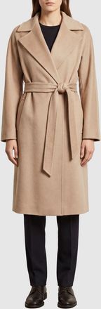 Max Mara Manteau peignoir en pure laine jusquau genou avec ceinture