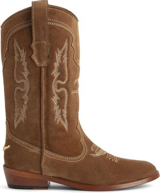 Zadig&Voltaire Klassische Cowboystiefel - Braun