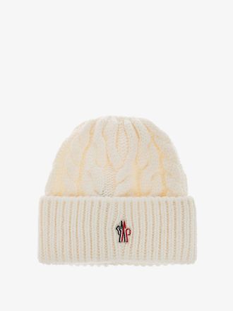 Moncler Cable-knit wool-blend hat - MONCLER GRENOBLE - gender_Woman