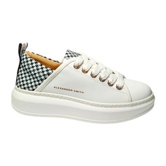 Alexander Smith Femme, Chaussures, Blanc, Taille: 39 EU Pelle Baskets