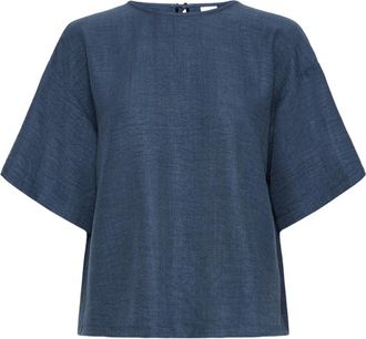 Ichi Ichi, Femme, Blouses et Chemises, Bleu, Taille: 40 FR Blouses