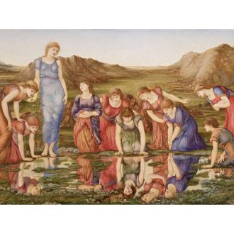 Artery8 Burne Jones Der Spiegel der Venus Ungerahmter großer Druck 46x61 cm