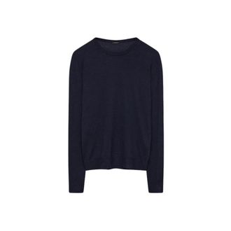 Joseph Cashair Rundhals Kaschmirpullover - - Knitwear - Damen - Blau - XS