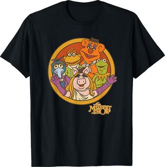 Disney The Muppet Show 50th Anniversary Retro Muppets & Logo T-Shirt
