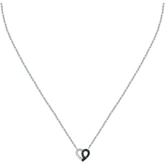 Cleor Collier en argent 925/1000 et zircon