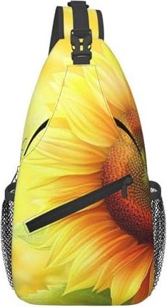 Generic Sunflower Element Sac &agrave; bandouli&egrave;re de voyage pour homme Sac &agrave; dos de randonn&eacute;e
