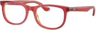 Ray-Ban unisex, Accessoires, Rouge, Taille: 48 MM Junior Lunettes