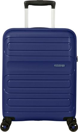 American Tourister Sunside Poussette L extensible Valise, Bleu (Dark Navy), Spinner S (55 cm - 35 L), Spinner S (55 cm - 35 L)