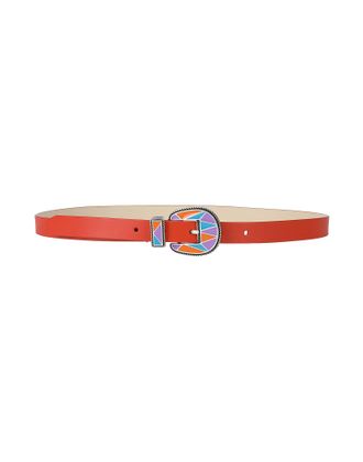 8 by YOOX LEATHER ENAMEL BUCKLE BELT