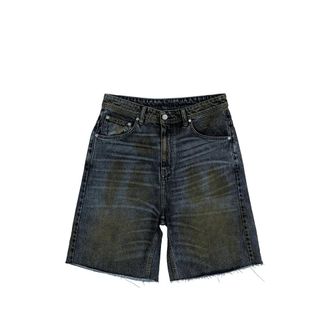 44 Label Group Frayed-hem Wide-leg Shorts