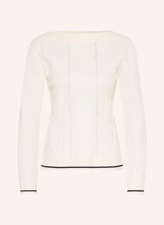 Liu Jo Liu Jo Pullover Mit Schmucksteinen weiss