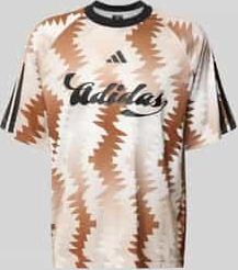 adidas Regular Fit T-Shirt mit Allover-Muster