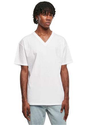 Urban Classics Herren T-Shirt Organic Oversized V-Neck Tee White XXL