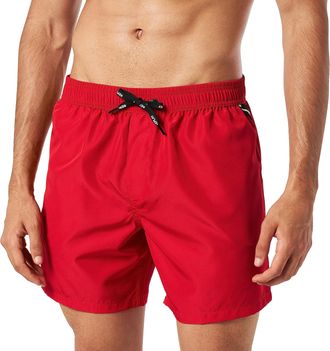 Replay Herren Badehose Lang mit Reißverschluss, Imperial Red 663 (Rot), L