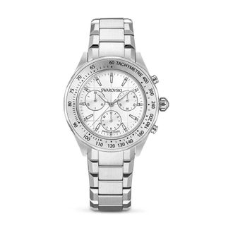 Swarovski Femme, Accessoires, Gris, Taille: ONE Size Montre Dextera Chronographe