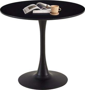 Eggree Eggree - Table &agrave; manger &agrave; tr&eacute;teaux avec 70cm - Noir