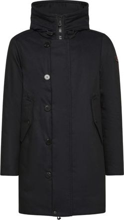 Peuterey Parka haute t&eacute;nacit&eacute; avec fils de polyester - Homme - Manteaux - Noir - Taille: XL
