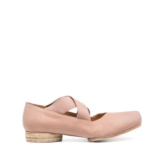 Uma Wang UMA Wang, Femme, Chaussures, Rose, Taille: 39 EU Chaussures Ballerines en Cuir Rose Nude